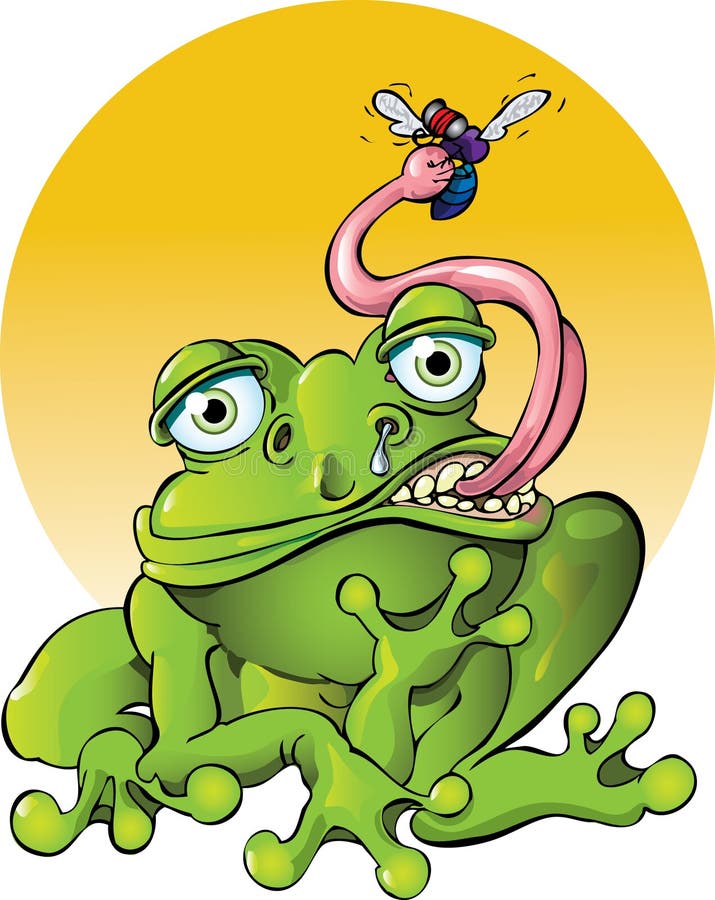 Sapo loco stock de ilustración. Ilustración de sapo, rinda - 4420235