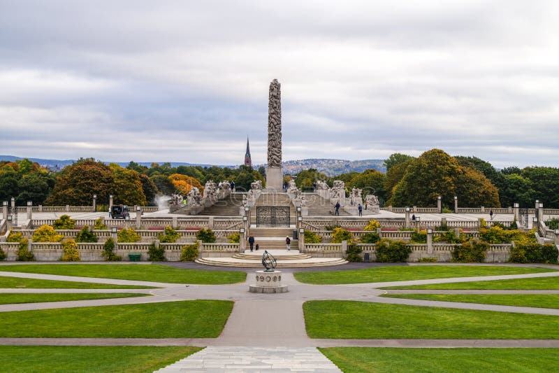 Frognerparken, Oslo, Norway Editorial Image - Image of color, norge ...