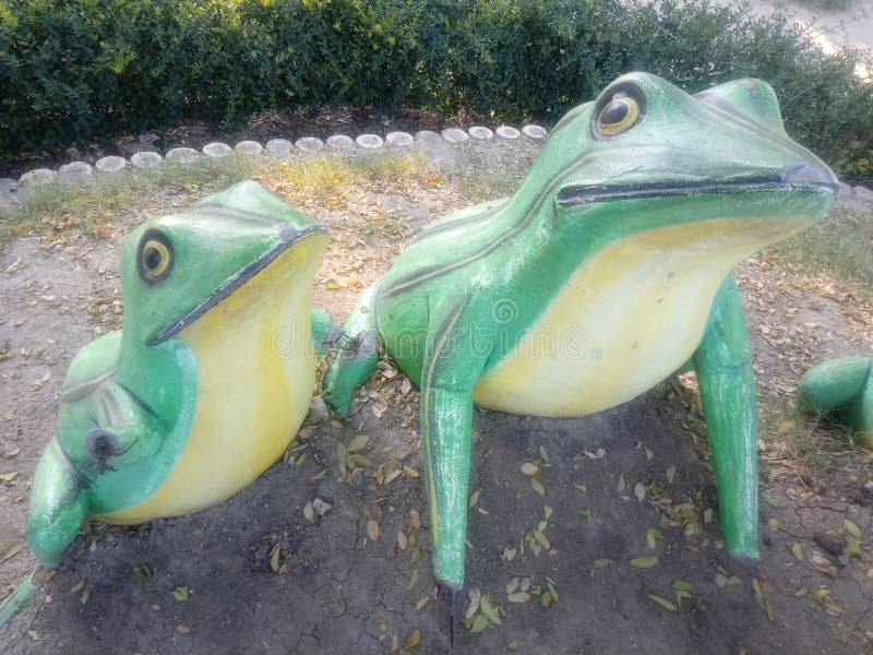 The artificial frogs stock photo. Image of texture, eyes - 173664456