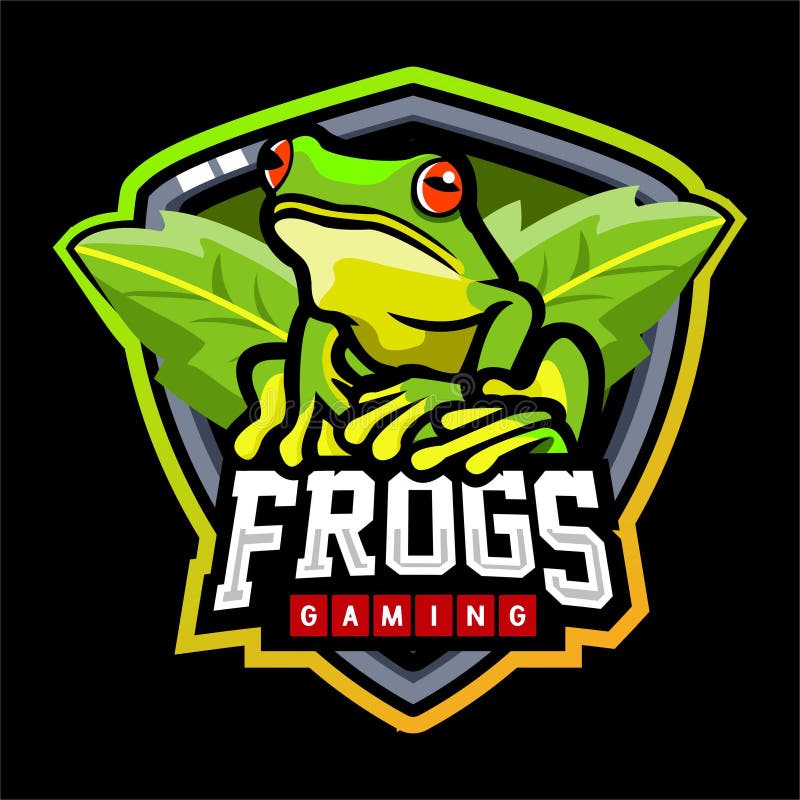 FROGS High School Mascots stock vector. Illustration of mammoth - 261851808