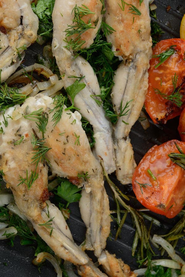 Frogs Legs Fried stock image. Image of delicious, lunch - 36962209