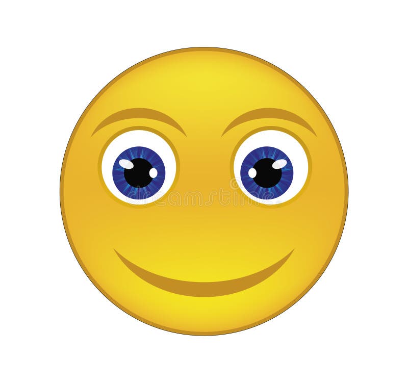 Froher smiley stockfoto. Bild von blau, augen, smiley - 62167284