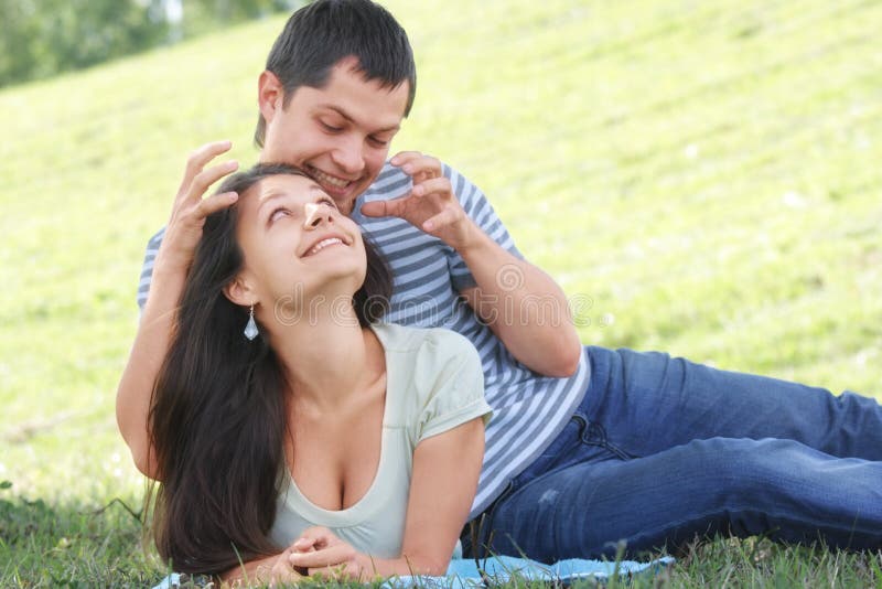Frolic couple stock photo. Image of tenderness, boyfriend - 12871534
