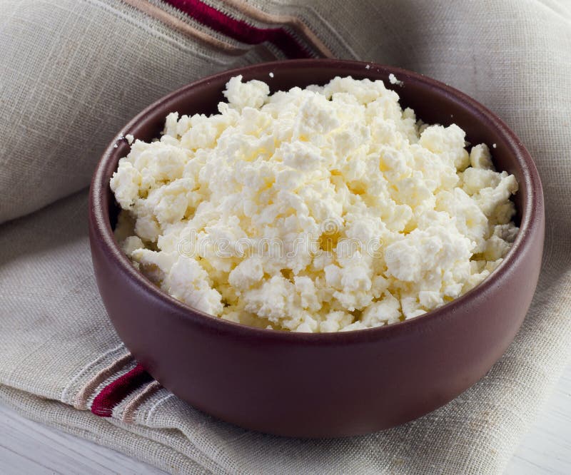 Fromage blanc frais image stock. Image of sain, crème - 54423053
