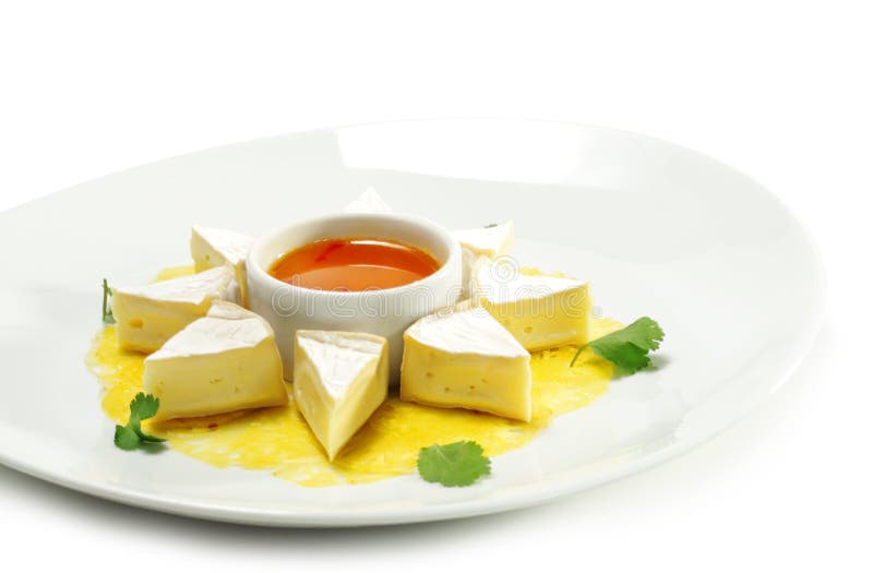 Fromage Cheese With Honey Orange Sauce Picture. Image: 7800602