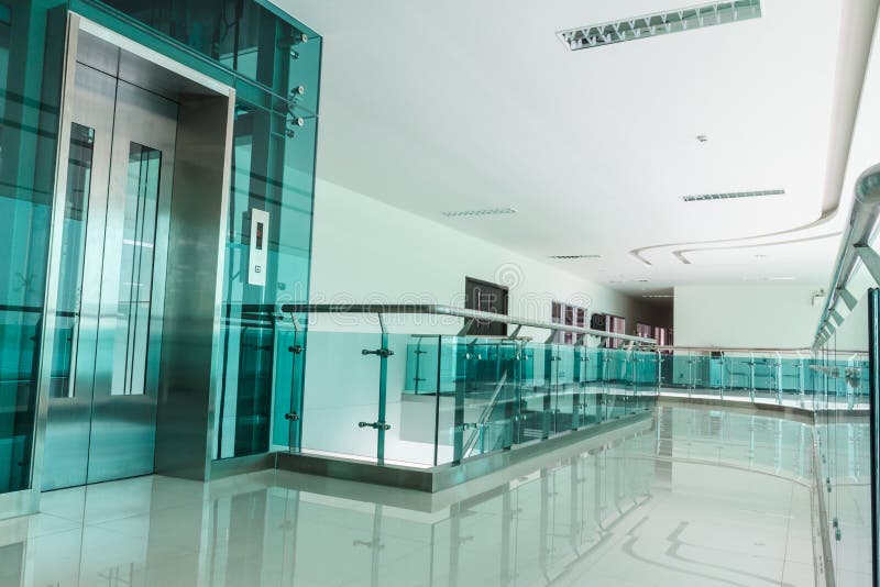 Interior with Glass stock image. Image of hallway, entrance - 32064617