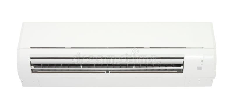 Front Air Conditioner Indoor Part on White Background Stock Photo ...