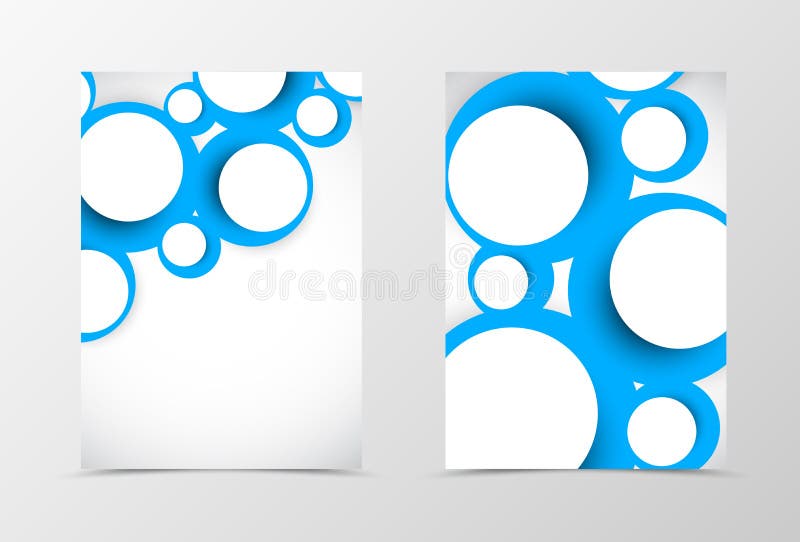 Front and Back Dynamic Flyer Template Design Stock Vector ...