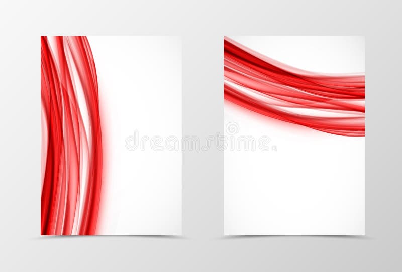 Front and Back Dynamic Flyer Template Design Stock Vector ...