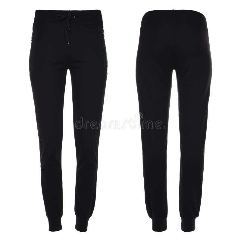 Front and Back Image of Lady`s Pants Stock Photo - Image of pantsladies ...