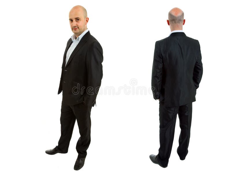 Business man back view stock photo. Image of employee - 172224884