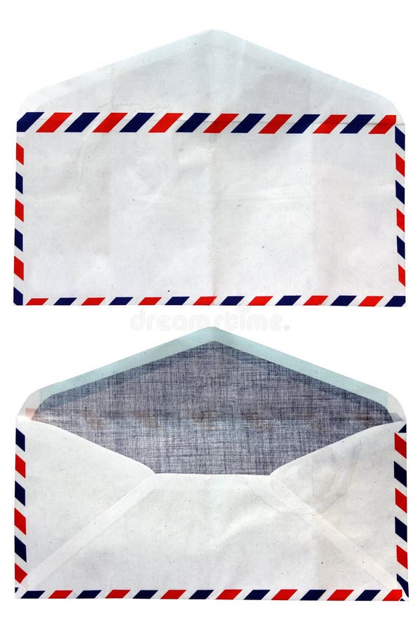 Old Postcard, Mail Envelope, Open Letter, Stamp Collection Stock Image ...