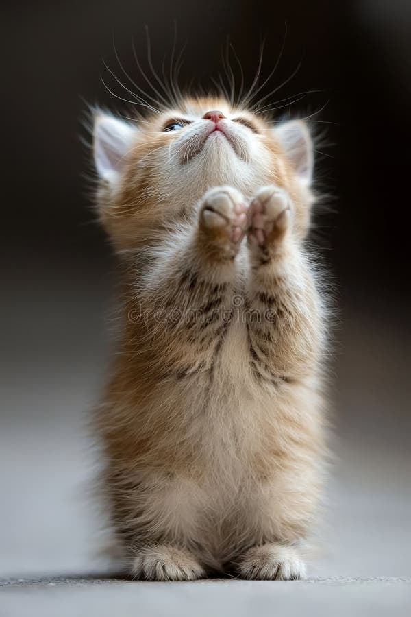 Front and Back Paws in the Air Stock Illustration - Illustration of ...