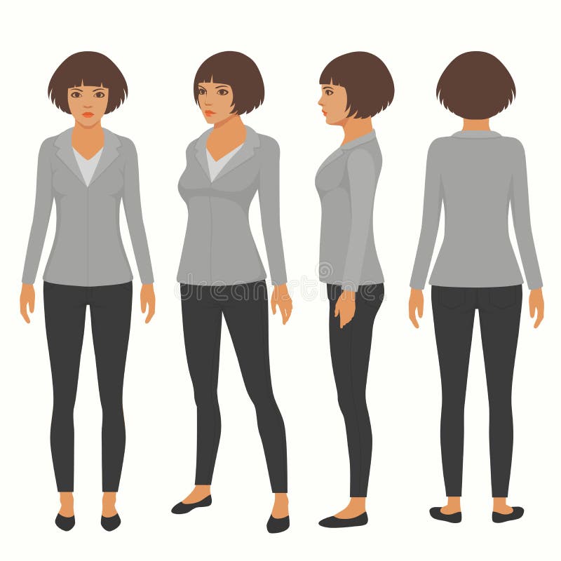 Body Anatomy, Vector Man Front Back Side Stock Vector - Illustration of ...