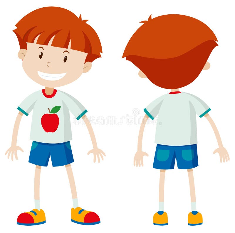 Boy Front View Stock Illustrations – 8,747 Boy Front View Stock ...