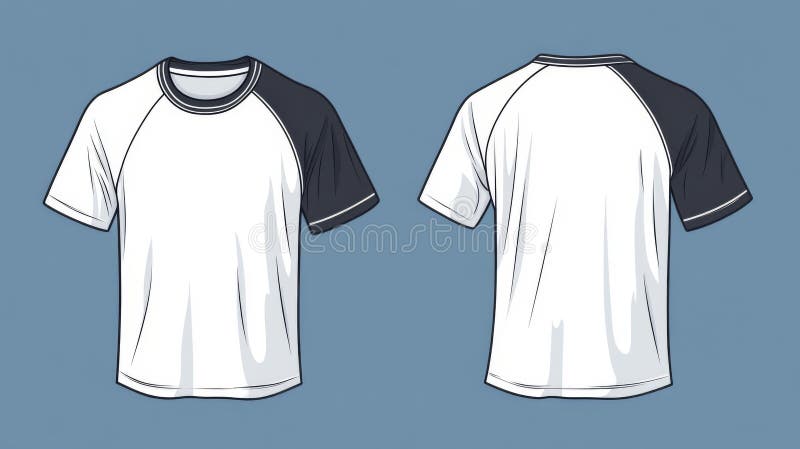 Front Back Shirt Template Clipart Stock Illustrations – 217 Front Back ...