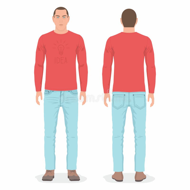Person Standing Front Back Stock Illustrations – 2,705 Person Standing ...