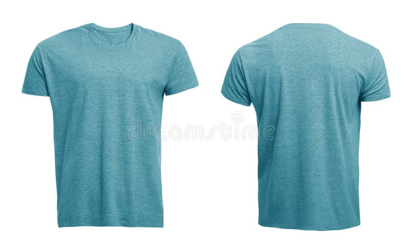 Light Blue Tshirt Front And Back