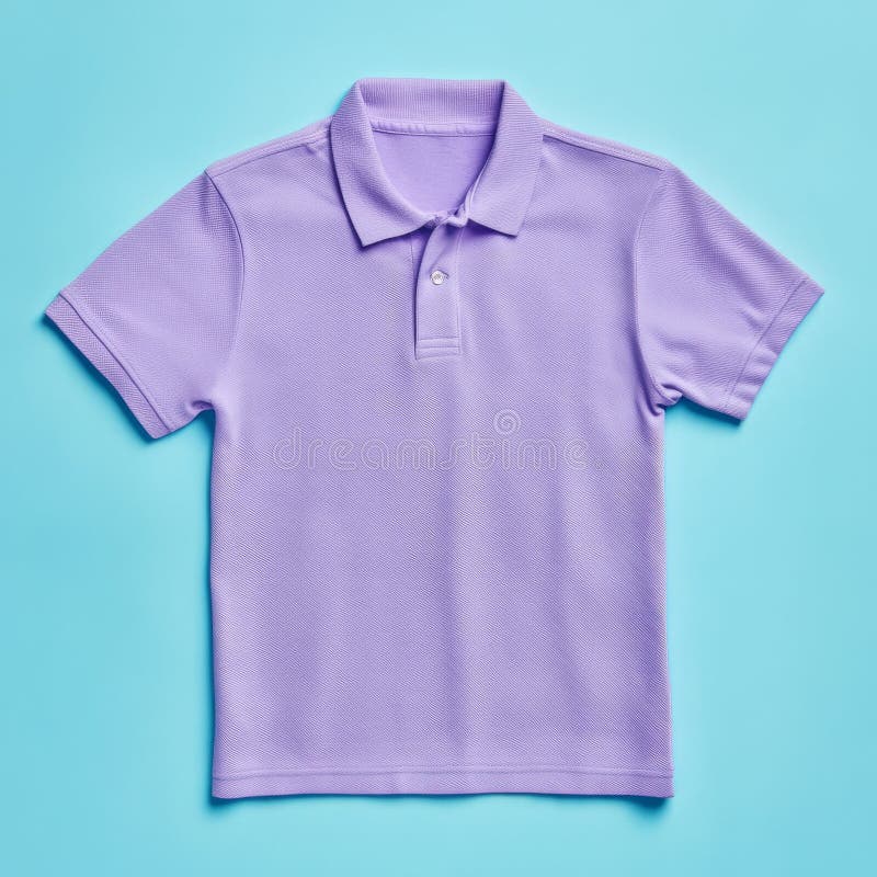 Front and Back Views of a Purple Tee Shirt Mockup Template. Stock ...