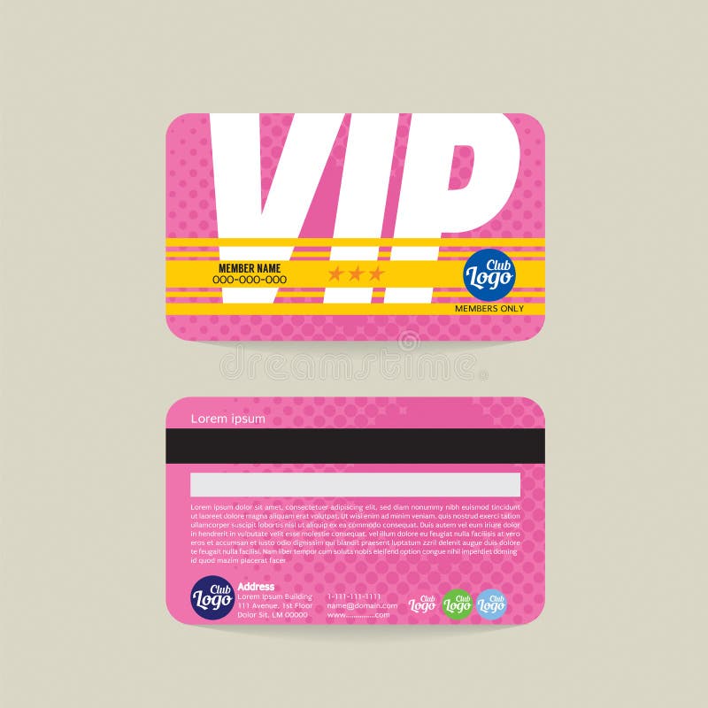 Front Member Card Template Stock Illustrations – 279 Front Member Card ...