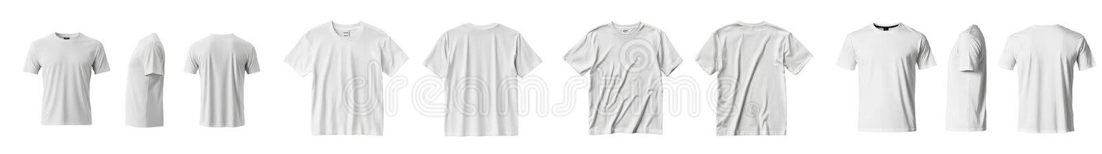 T Shirt Template Front Back Illustrator Stock Photos - Free & Royalty ...