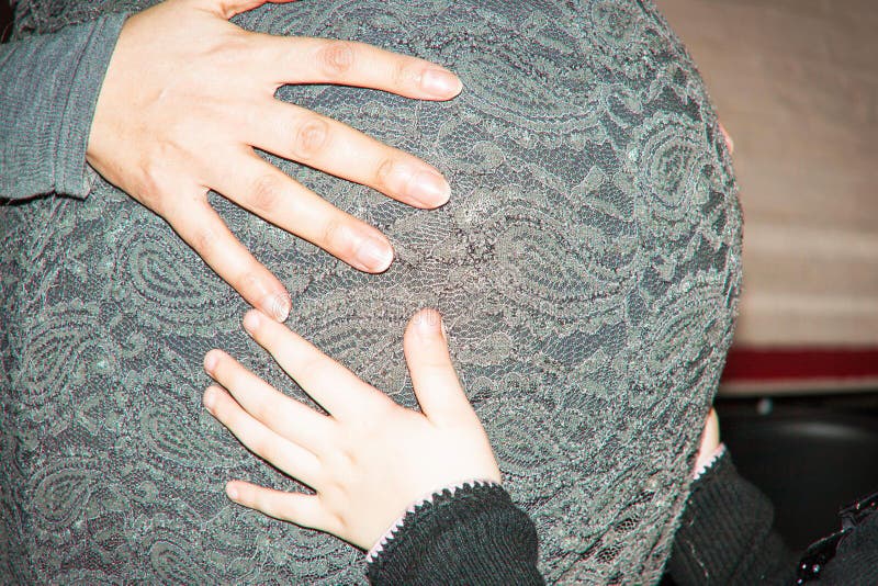 In Front of a Bump stock image. Image of female, childhood - 51608015