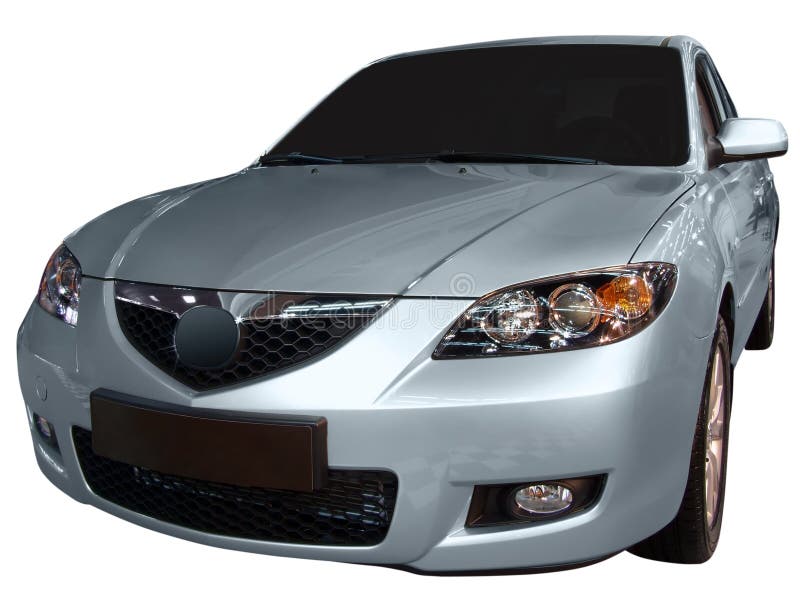 Front of car stock photo. Image of look, silver, luxury - 6697258
