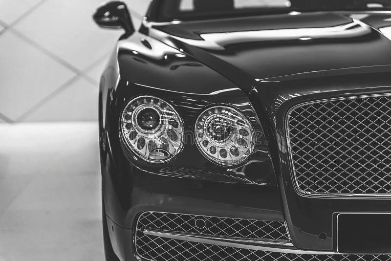 Front of a car stock photo. Image of automotive, prestige - 68816780