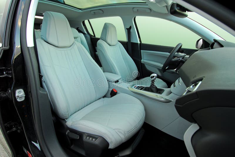 Front car seats stock photo. Image of front, inside, interior - 49647222