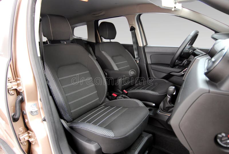 Front car seats stock image. Image of passenger, light - 119660921