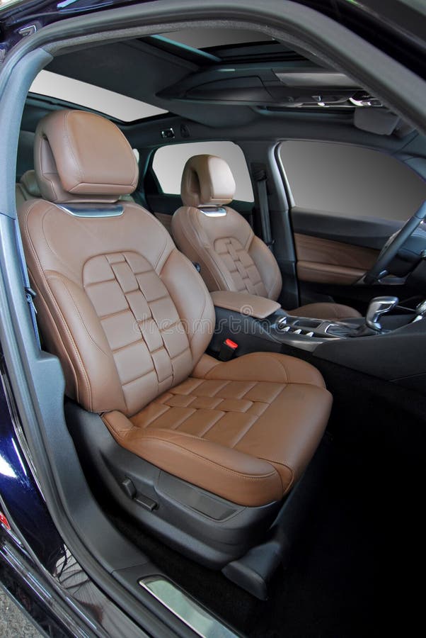 Front car seats stock image. Image of transportation - 81798663