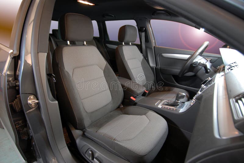Front car seats stock image. Image of beauty, cream, door - 36361439