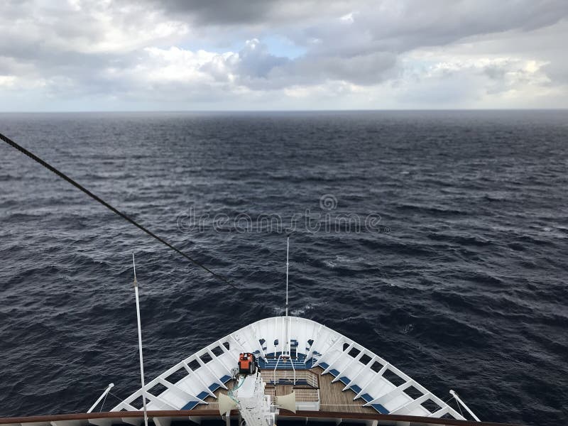 Front of Carnival Cruise Ship Stock Image - Image of carnival, front ...