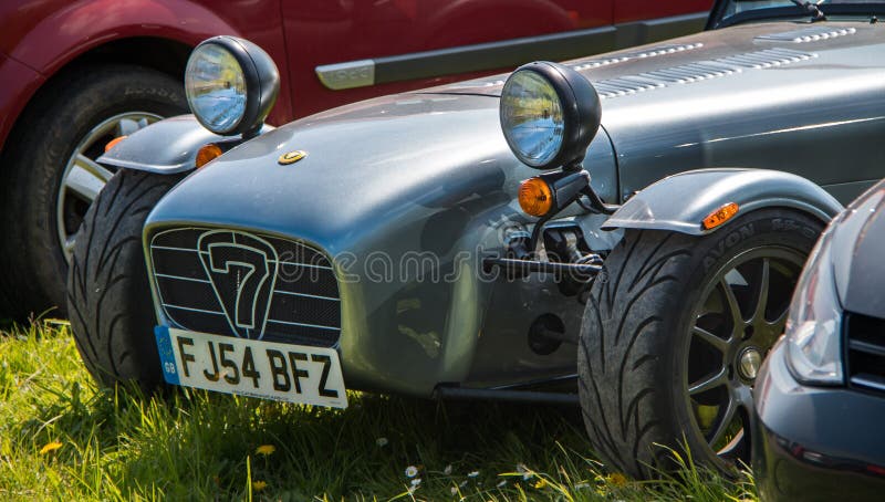 The Front of a Caterham Seven Editorial Photography - Image of silver ...