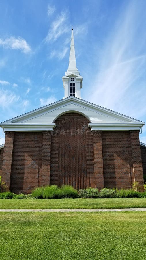 Front Center View stock image. Image of grass, blue - 118123095