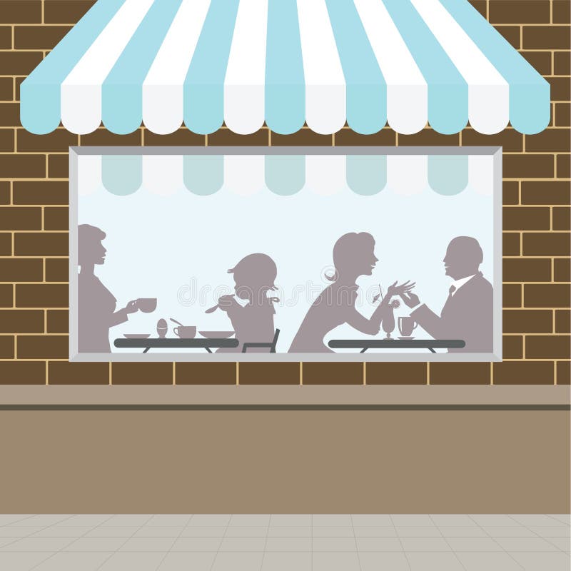 Store Front Coffee Shop Cafe Stock Illustrations – 3,476 Store Front ...