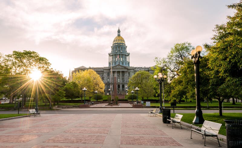 Front of the Colorado Capital Building Stock Photo - Image of colorado ...