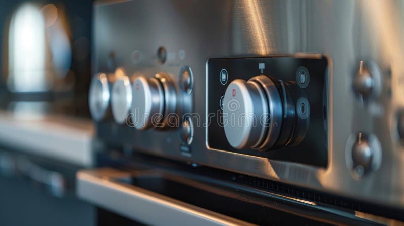 The Front Control Panel of the Deep Fryer Featuring Buttons for Power ...