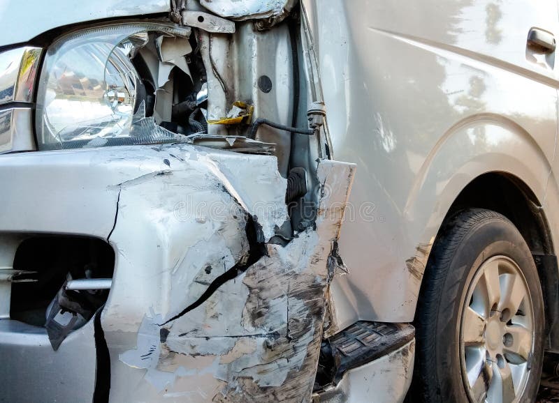 Front End Car Crash stock photo. Image of metal, bumper - 10618464