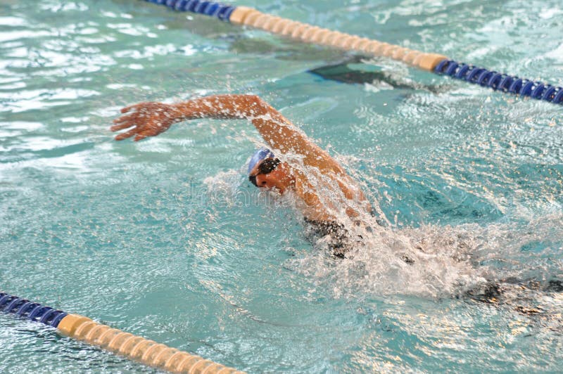 Front crawl swimmer stock photo. Image of swimmer, individual - 9577244