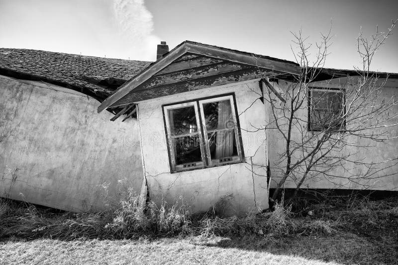 Crumbling old house stock image. Image of house, rocks - 38679409
