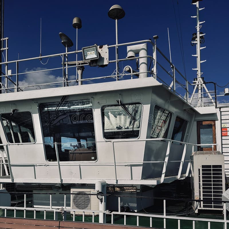 Front deck on a ferry stock photo. Image of marina, boat - 291422160