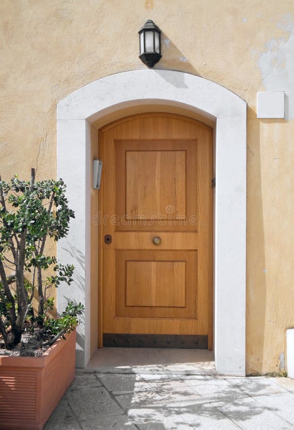 Front door. stock photo. Image of habitation, marble - 13552536