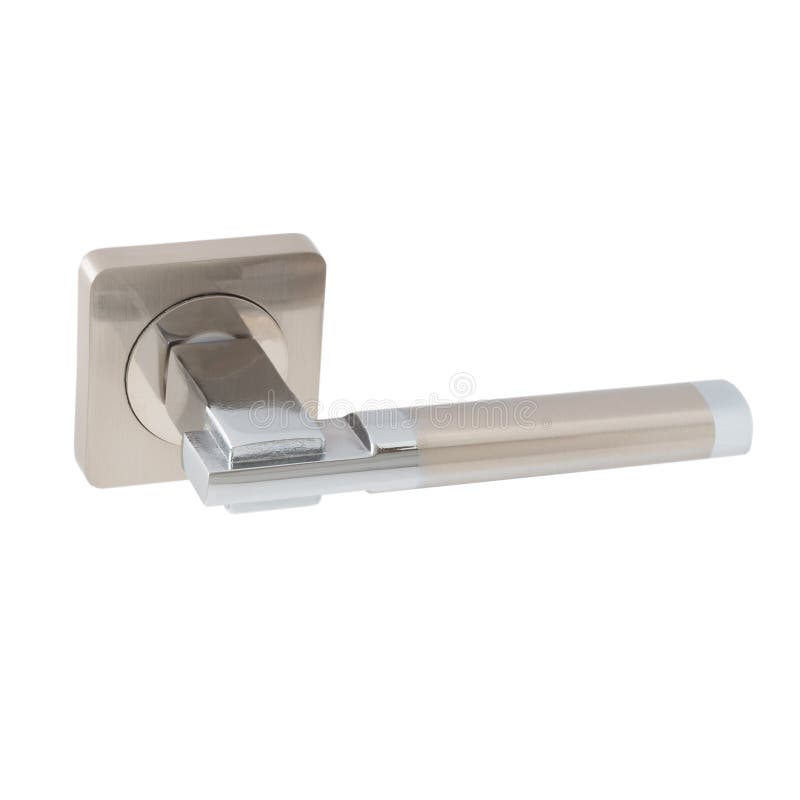 Front Door Handle with Combination Cover on a Square Base and Also with ...