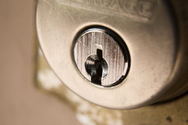 Front Door Lock stock image. Image of front, macro, door - 119055323
