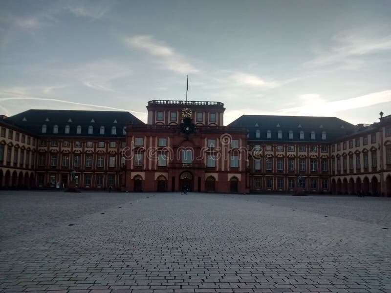 An Historic Building in Germany Stock Image - Image of front, driveway ...