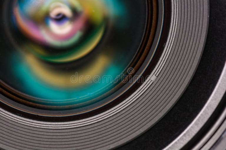Front Element of a Camera Lens Stock Image - Image of front, dslr: 36188429