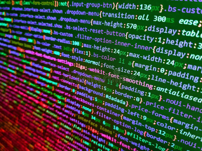Front-end Applications in the Color Concept. Vignette Light and Dark Shadow Dramatic Effect ...