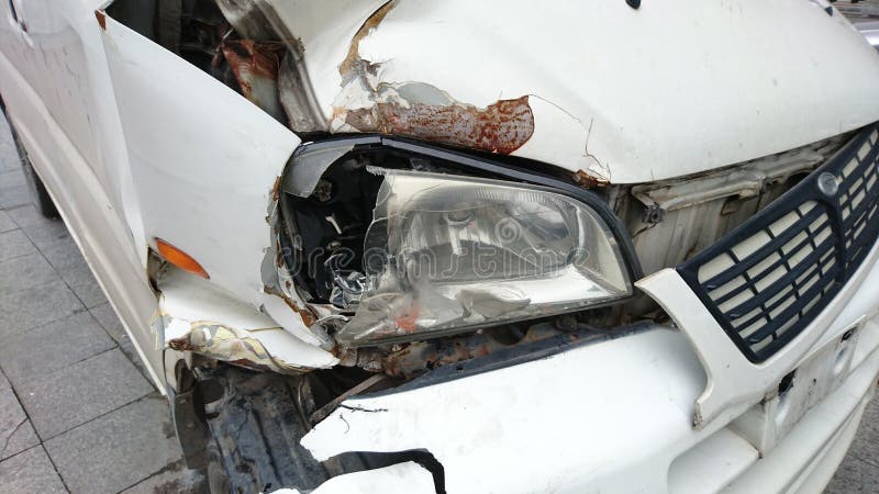 Smashed car stock image. Image of automobile, wrecked - 2653109