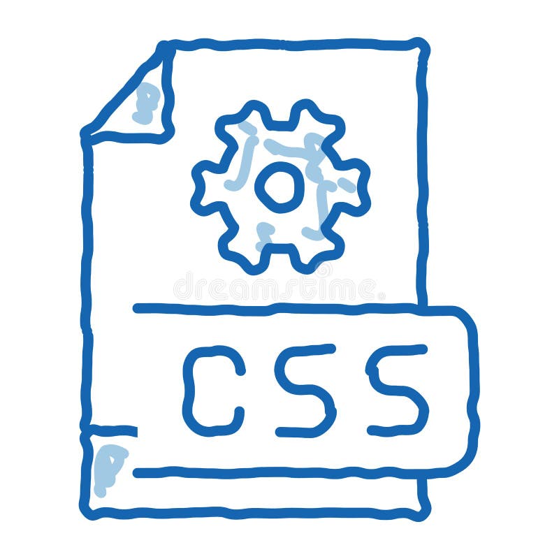 Front End Css Code Doodle Icon Hand Drawn Illustration Stock Vector ... Front End Css Code Doodle Icon Hand Drawn Illustration Stock Vector ...